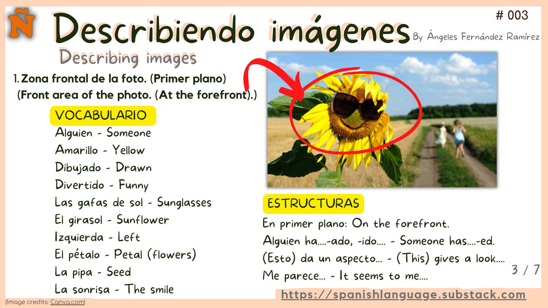 How to describe images in Spanish? (003)