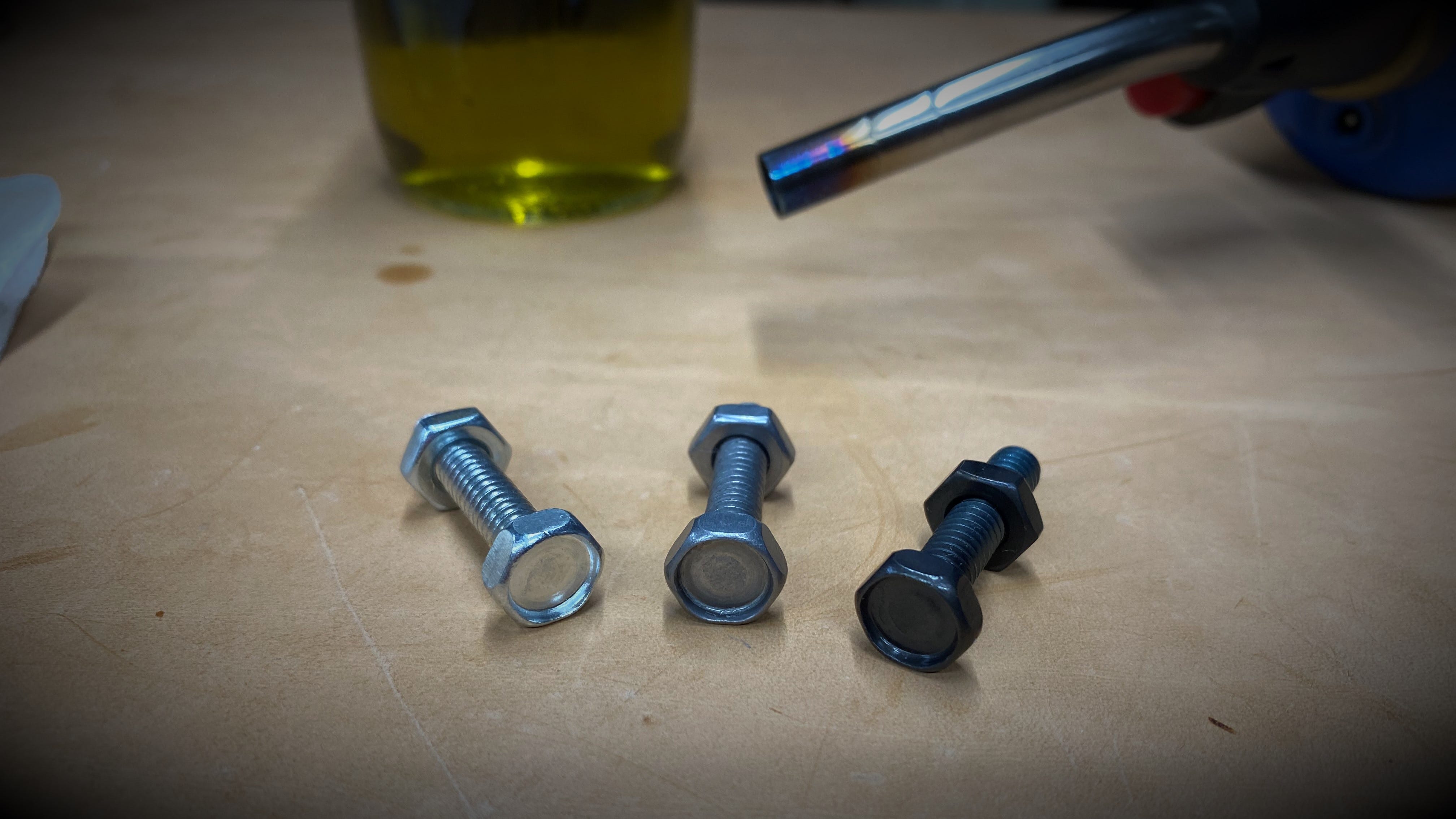 How to blue steel (and, how to remove zinc electroplating before bluing ...