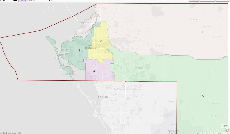Here's another redistricting proposal, or two, for Manatee County ...
