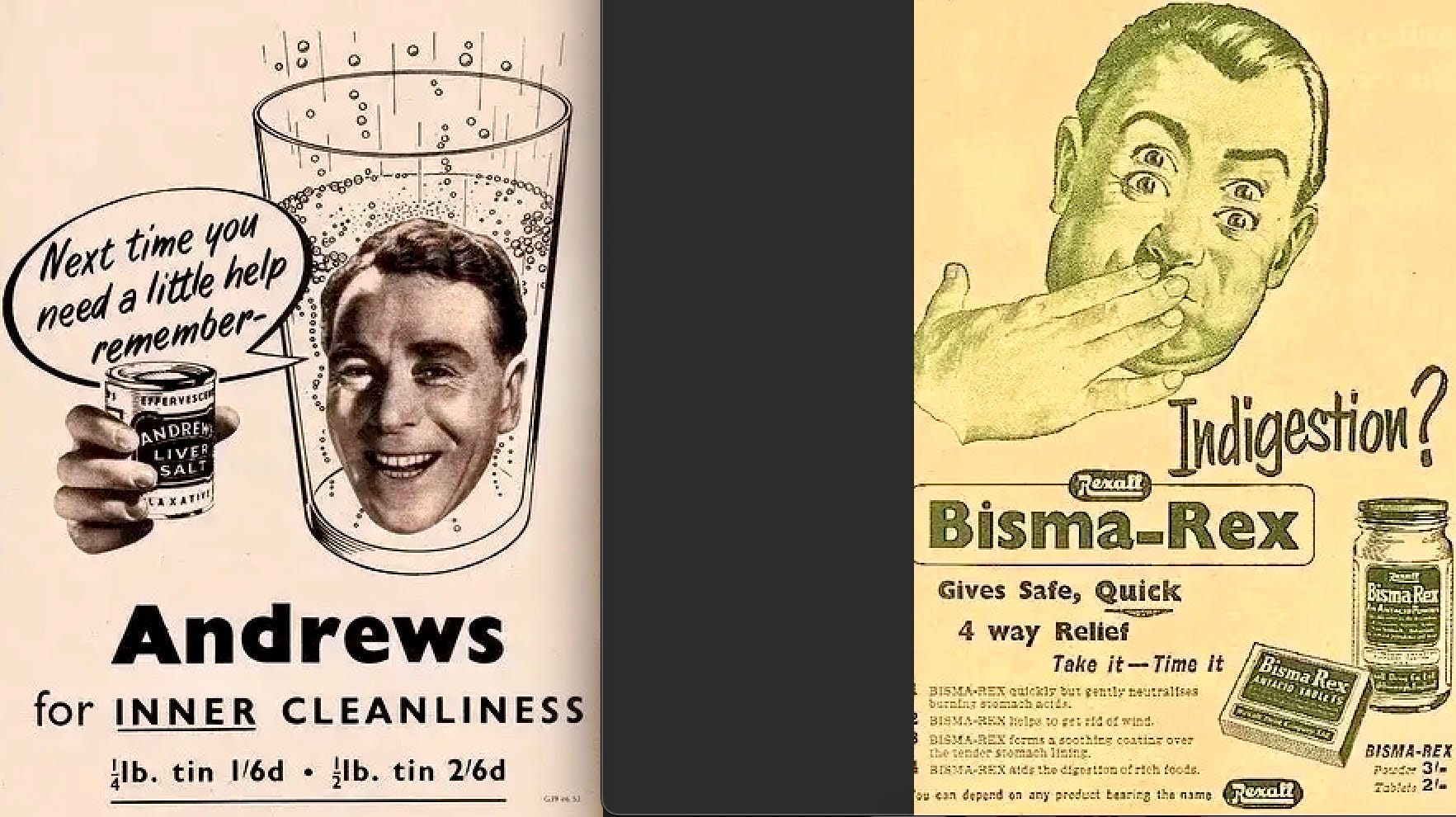 The 11 Most Disturbing "Floating Head" Ads From The Mid-20 Century
