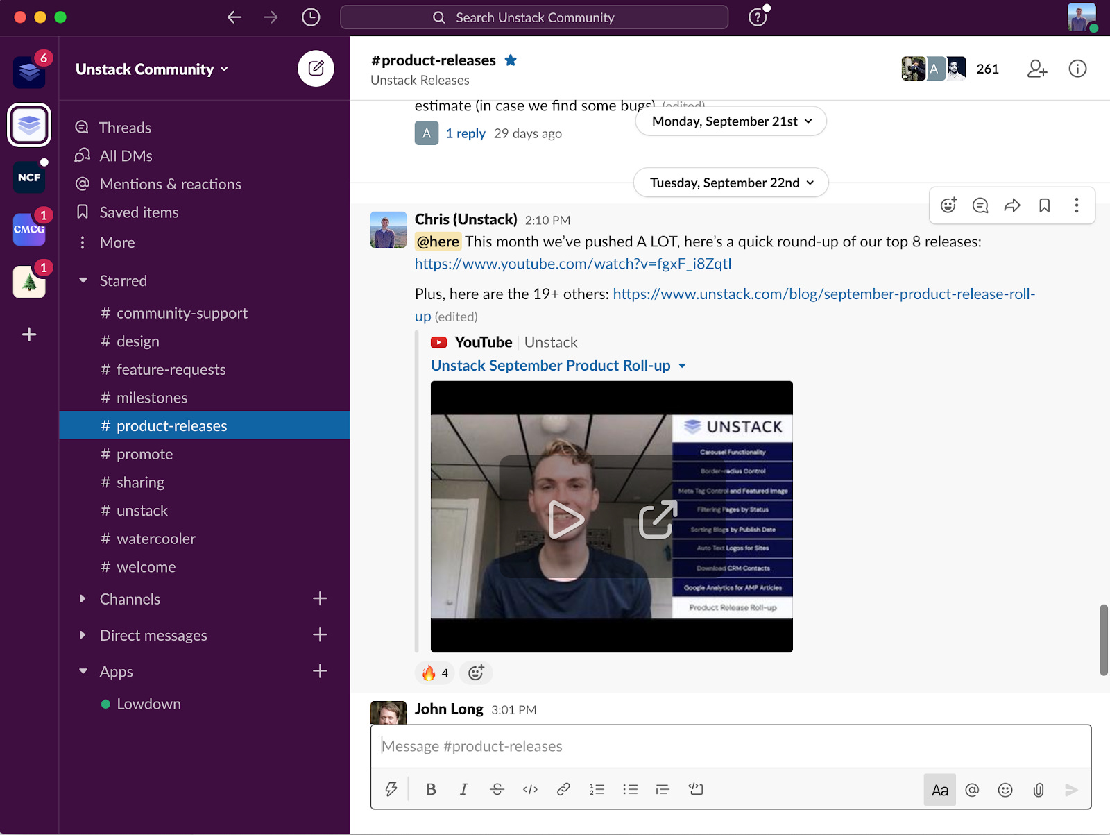 How Unstack is running their Slack community – Issue 4