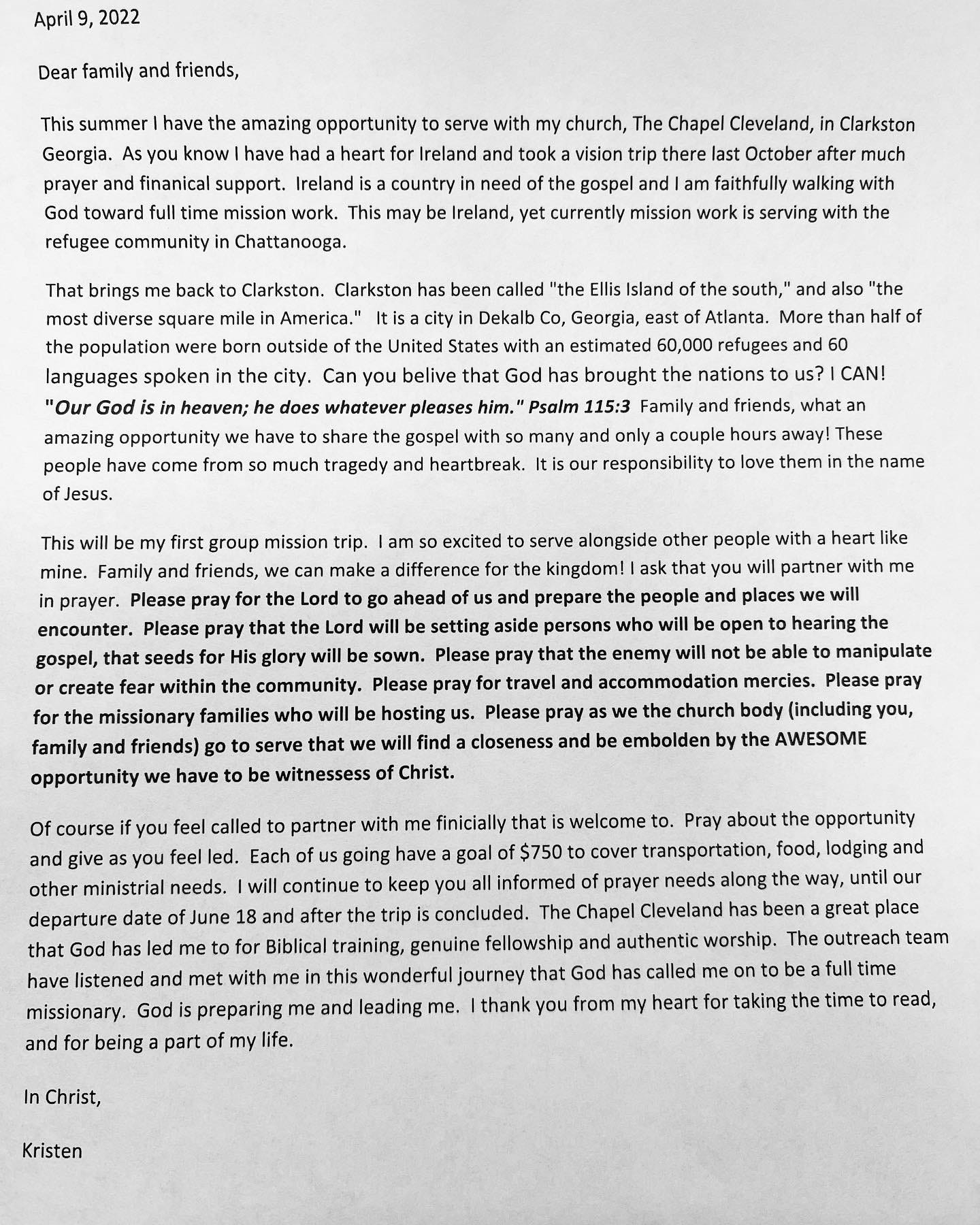 Hello, Prayer Partners! - by Kway