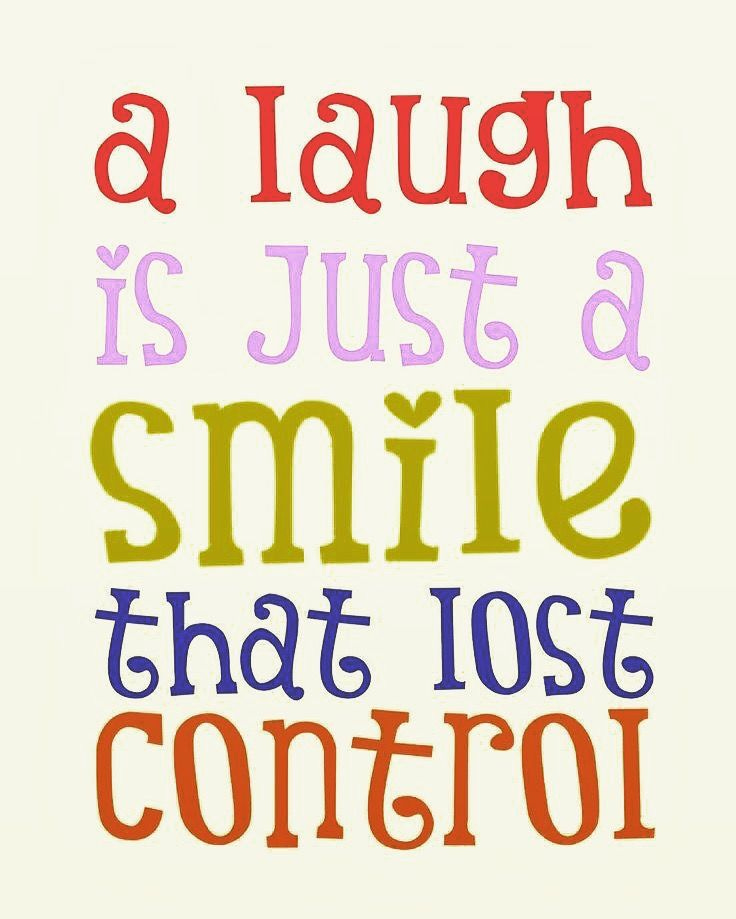 The subtle difference between smile and laugh - by Vinod