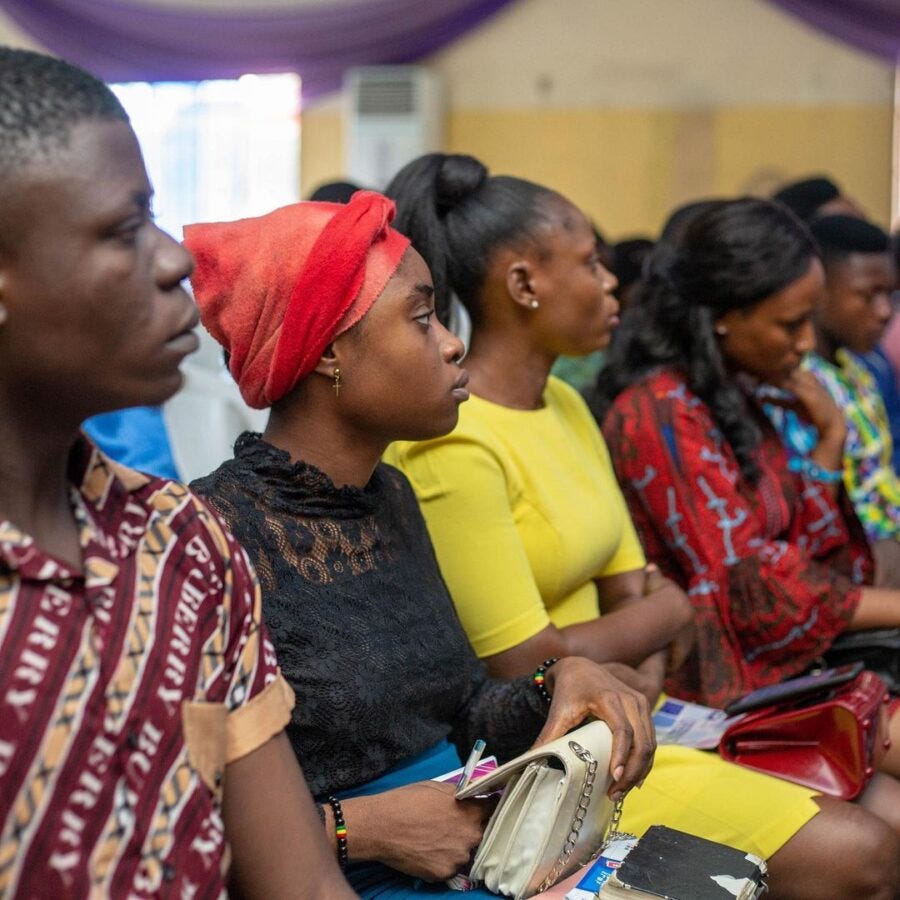 A Gallery Of The Faithful Gathering For Church. Album 14