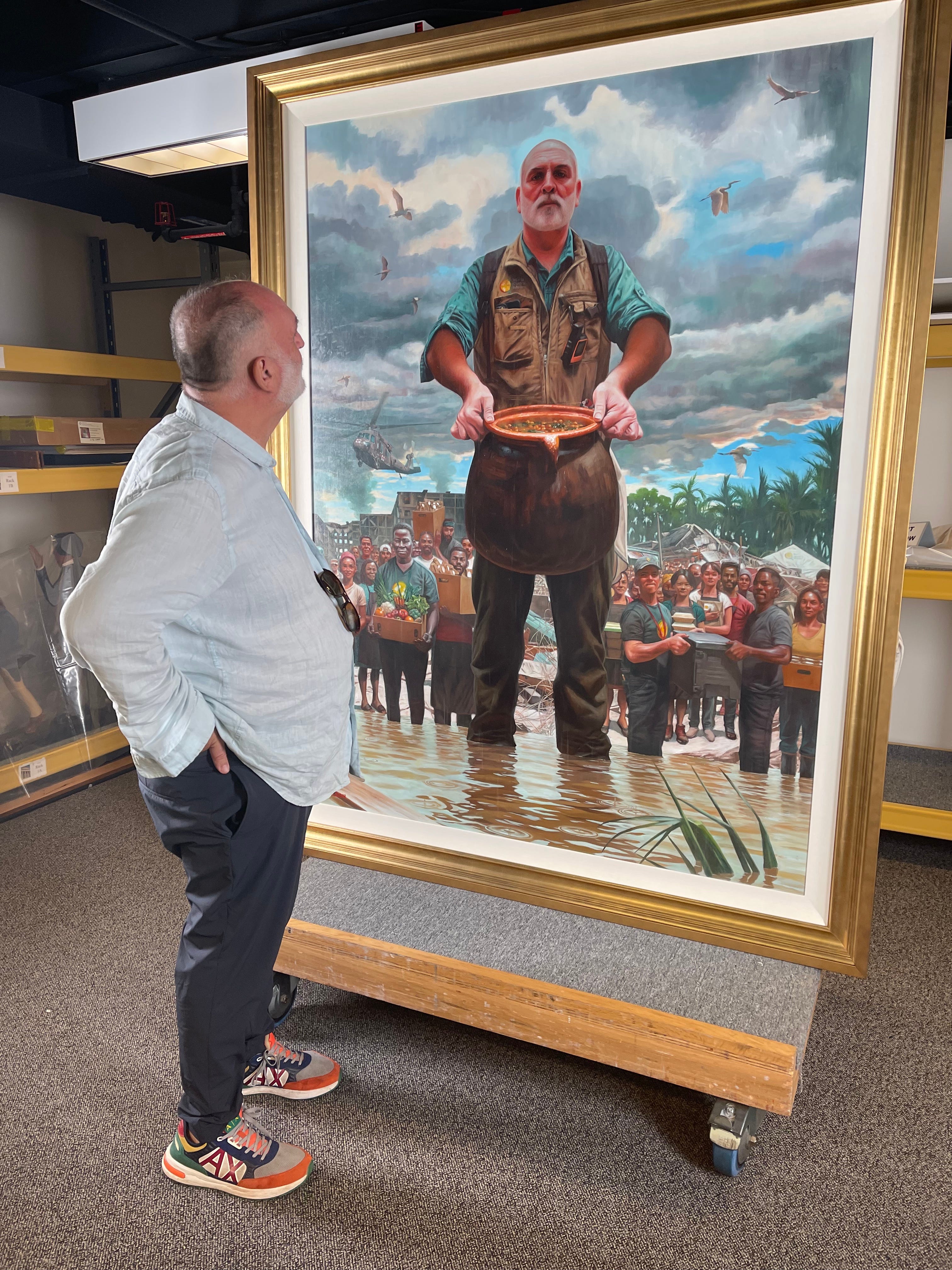 Sitting for the brilliant painter Kadir Nelson