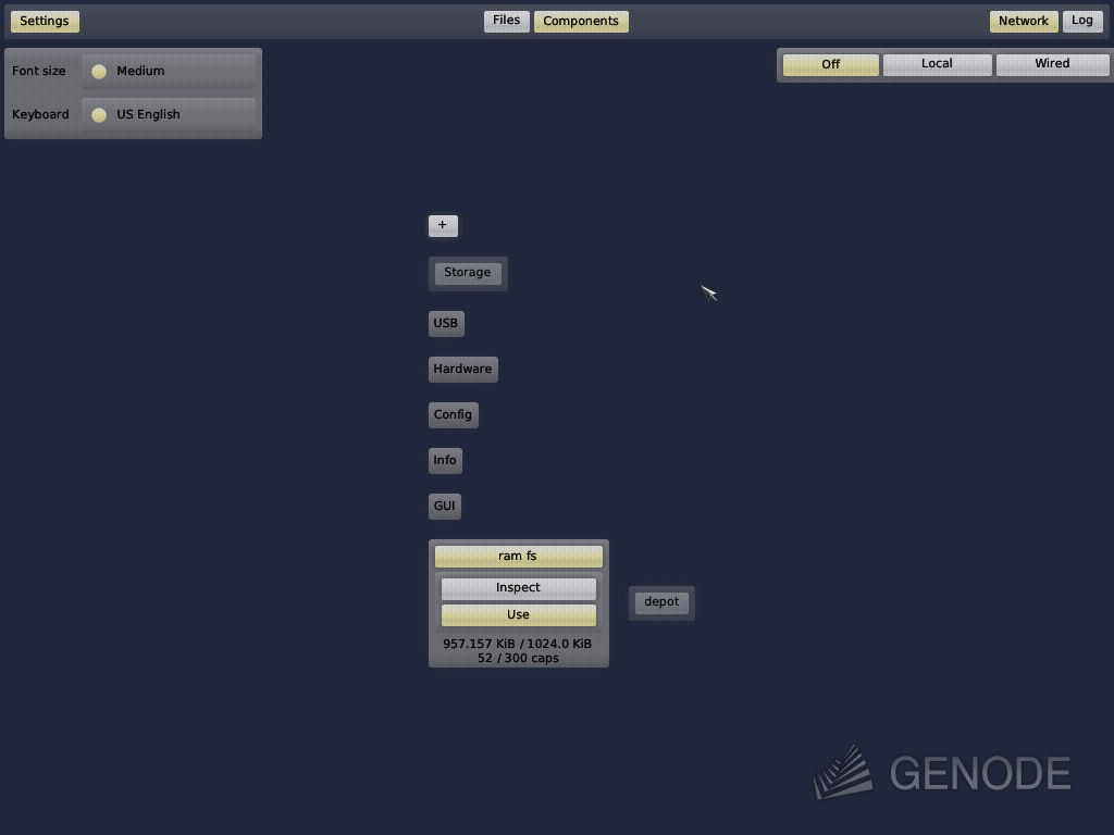 Genode - Sculpt : The weirdest Operating System?