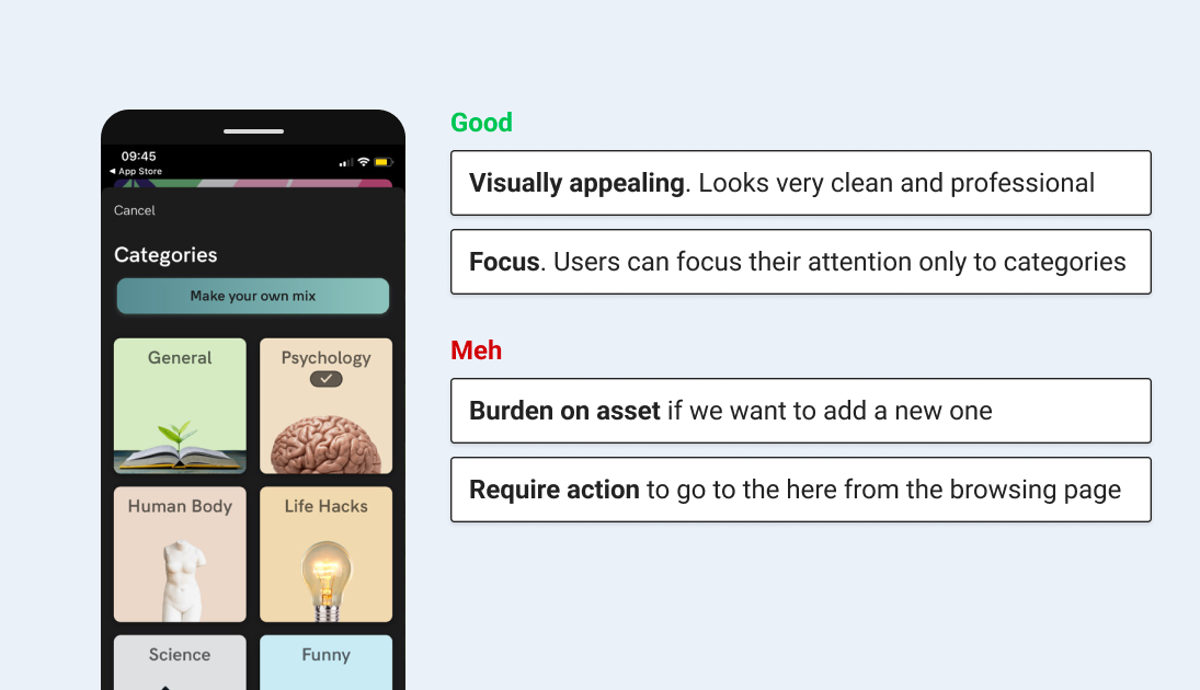 Design exploration: How to come up with wide-range of alternatives