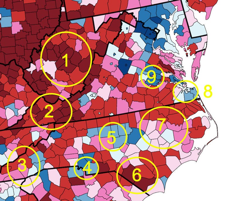 The New South Changes 2012-2020 - by Ryan James Girdusky