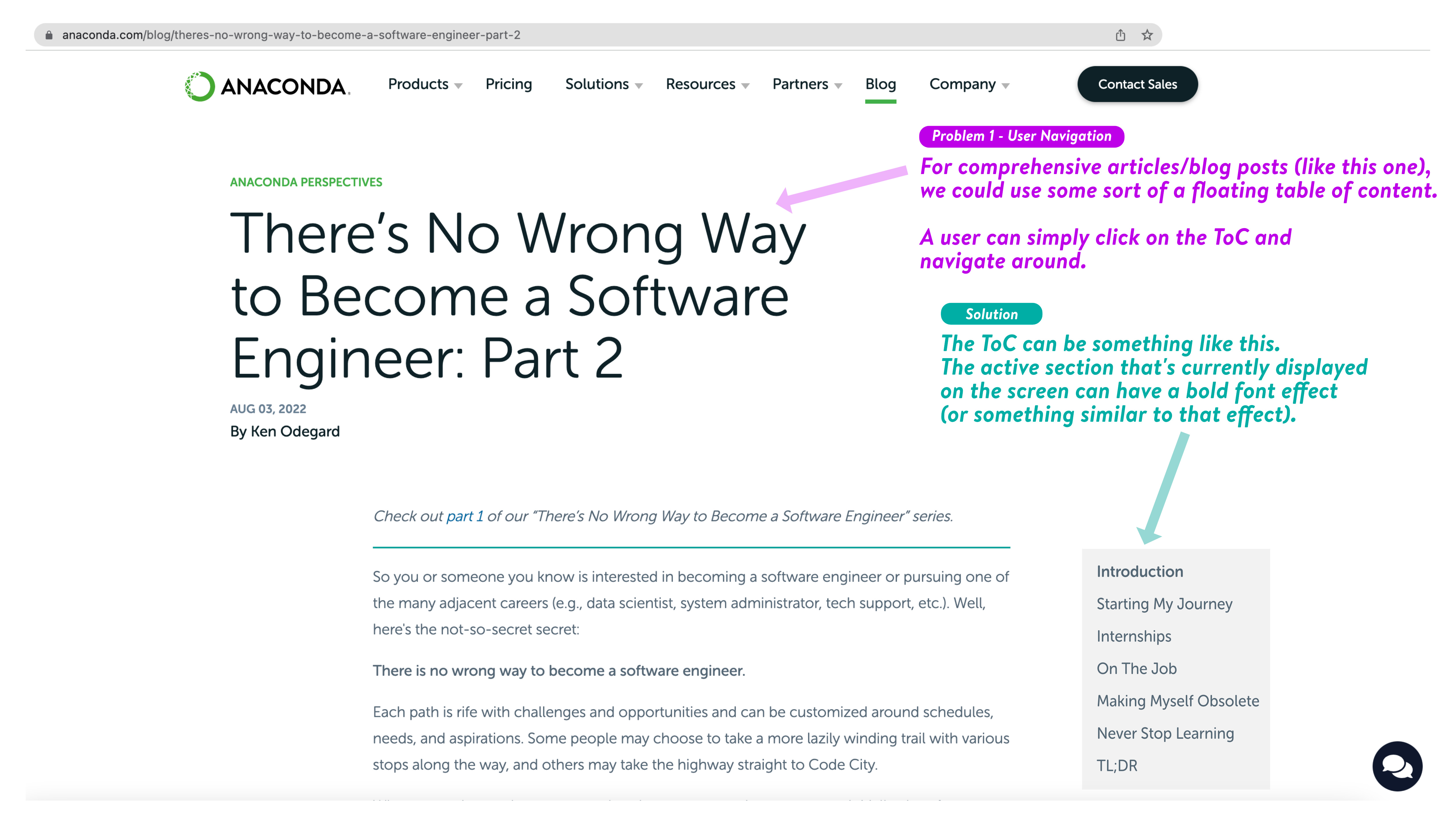 Auditing the UX of Anaconda Data Science Platform (www.anaconda.com) 🇺🇸