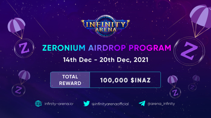 Join Infinity Arena’s first exclusive airdrop program