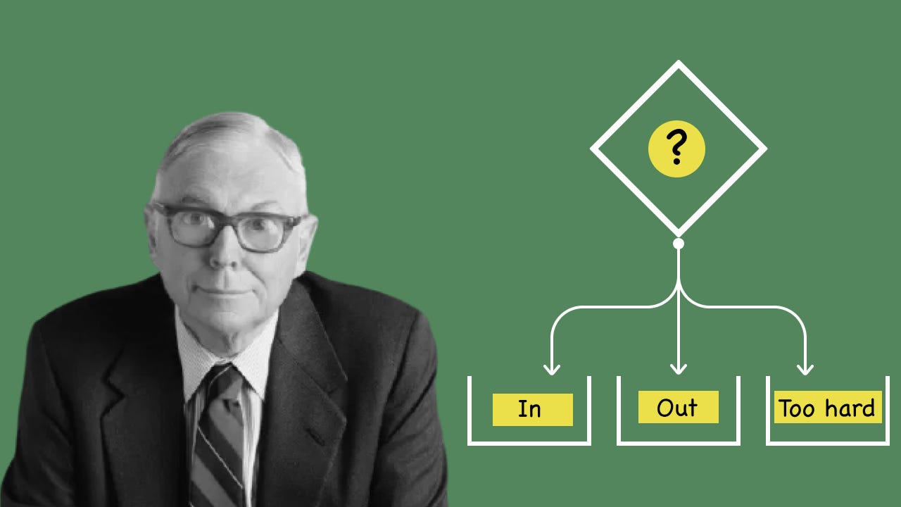 Charlie Munger's No: 1 Mental Model. - by Deepu Asok