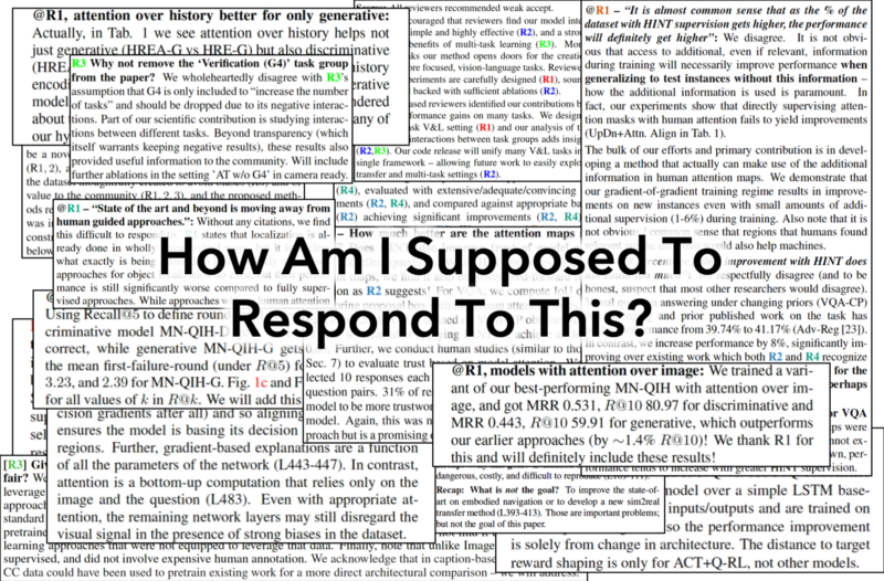 How we write rebuttals - by Devi Parikh - Voice