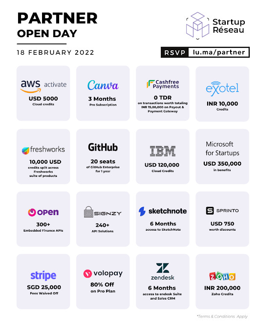 Invitation: Partner Open Day | Perks worth $500K