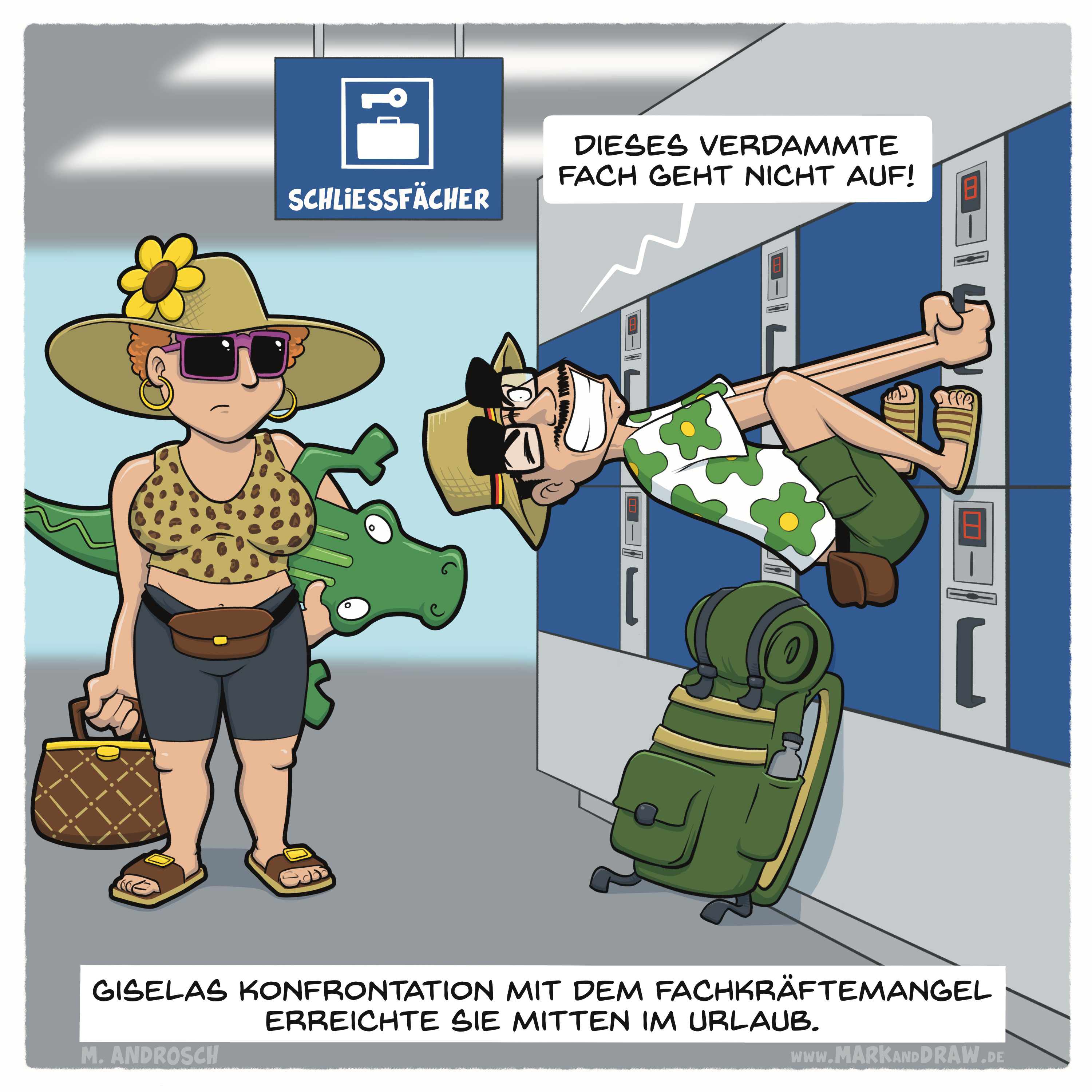Zurück aus dem Urlaub - by Mark and Draw