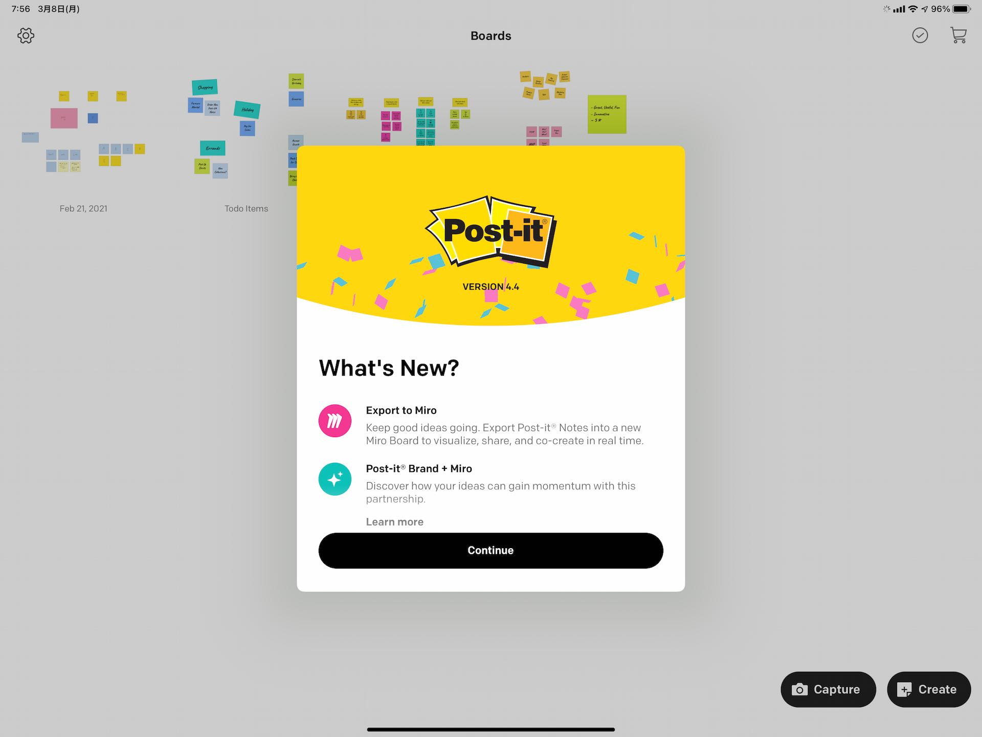 Post-itアプリがmiroへの書き出しに対応 - by はるな👠iPad Worker