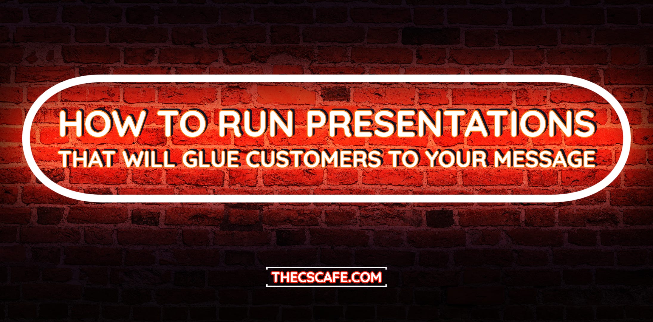 ☕How To Run Presentations That Will Glue Customers To Your Message
