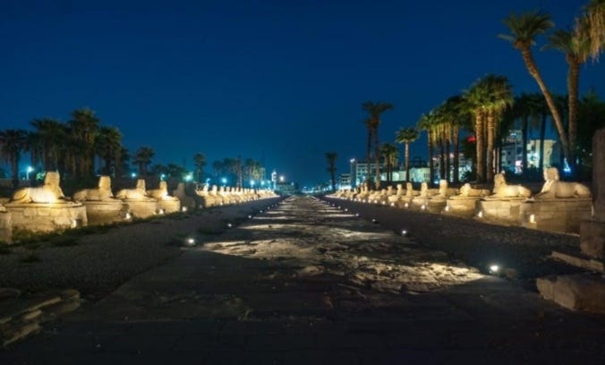 The Pharaonic Rams Road “Kebash road”a new step to revive tourism in Egypt.