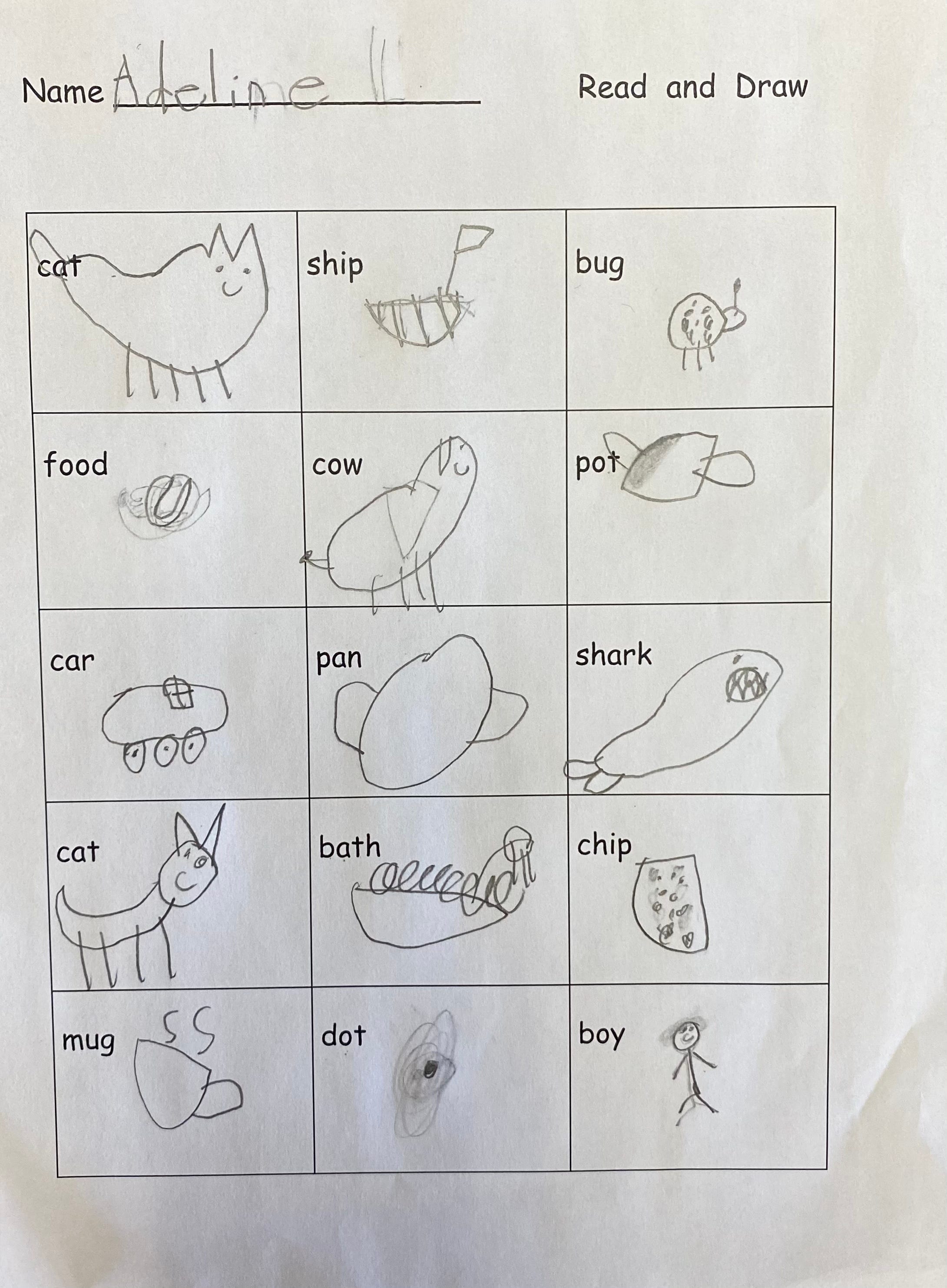 Read and Draw - by Randee Bergen - Busy Bee Kindergarten