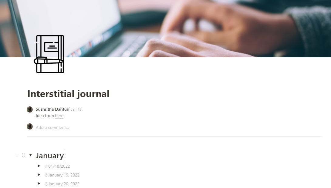 #6: Interstitial Journal - by Sushritha Danturi