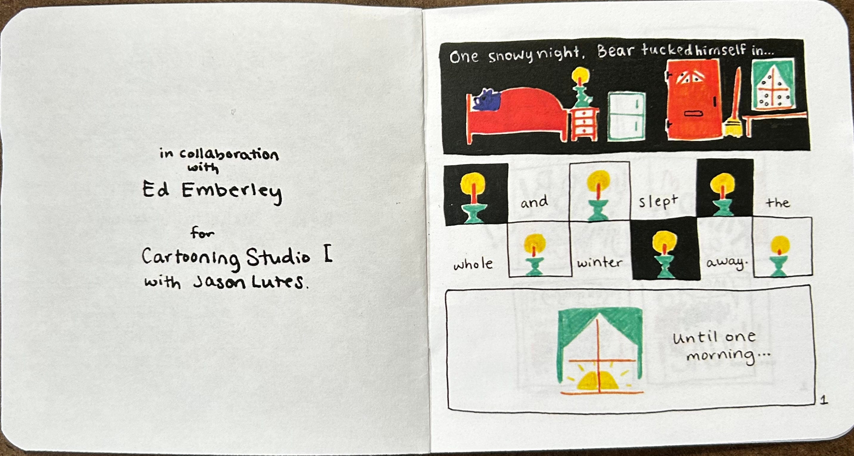 ccs: ed emberley comic - by O.K. Stevens