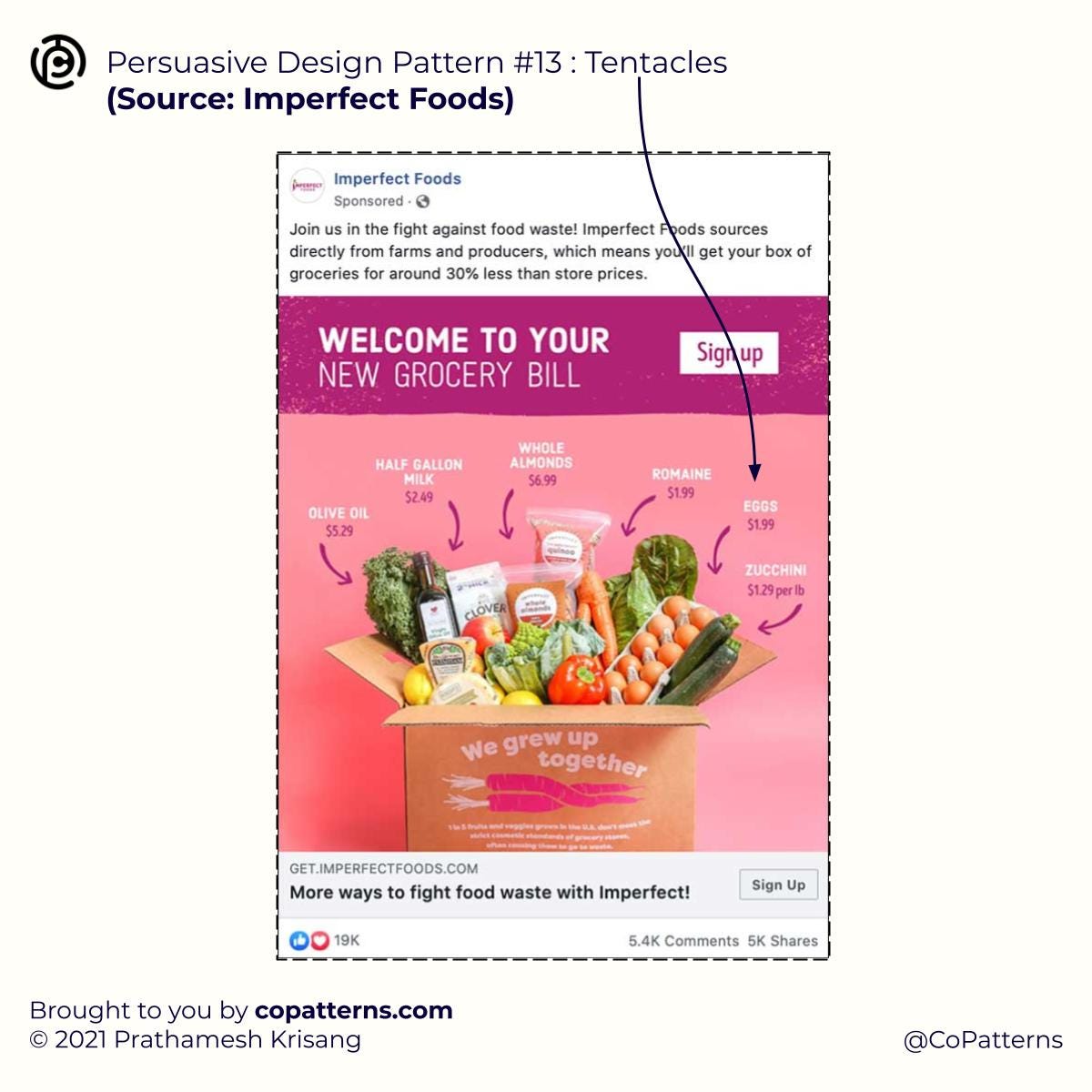 Persuasive Design Pattern #13 : Tentacles