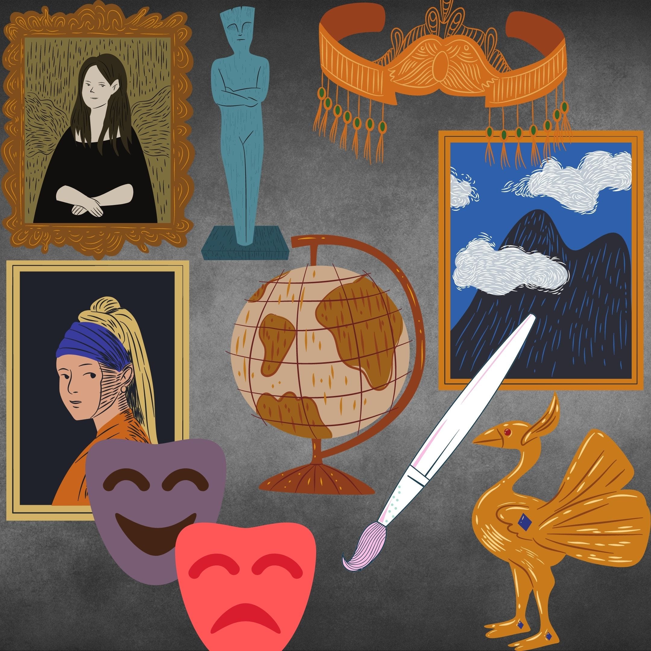 Artists around the world - by Sarah Anis