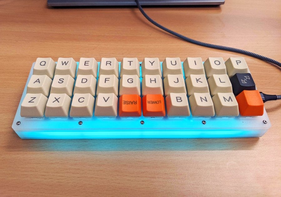 Pictures of some weird computer keyboards.