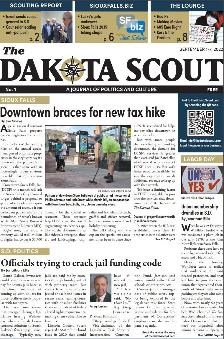 The Dakota Scout print edition - The Dakota Scout