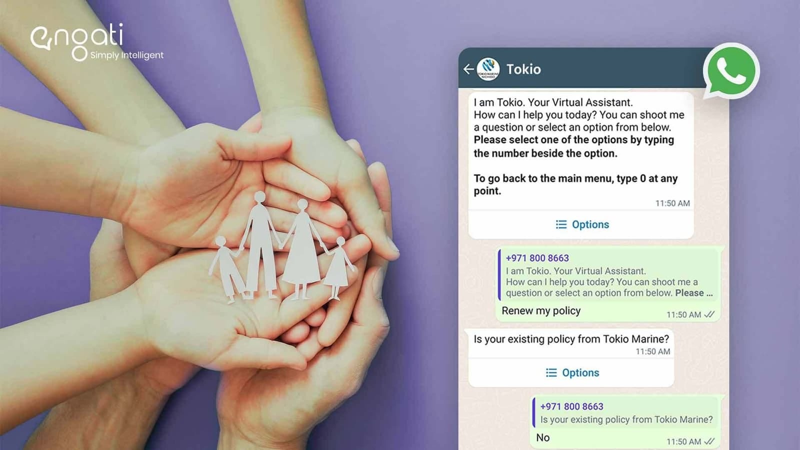 How to use WhatsApp chatbots for Insurance