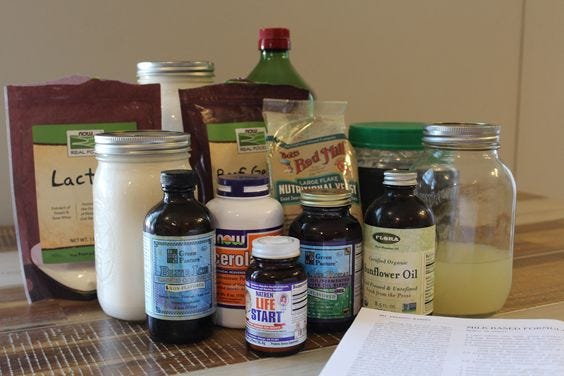 Raw Milk Formula - by Sally Oh - Sally's Real Life