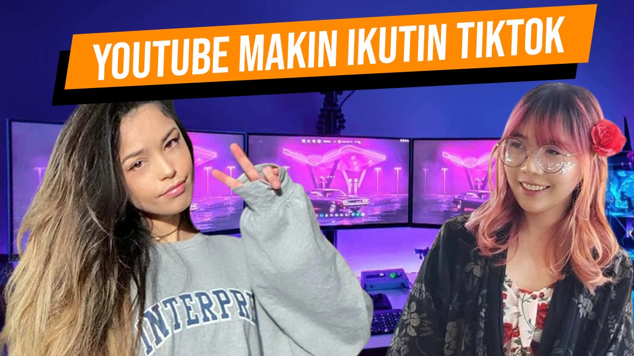 Youtube Makin Ikutin TikTok - by Mimin Saweria