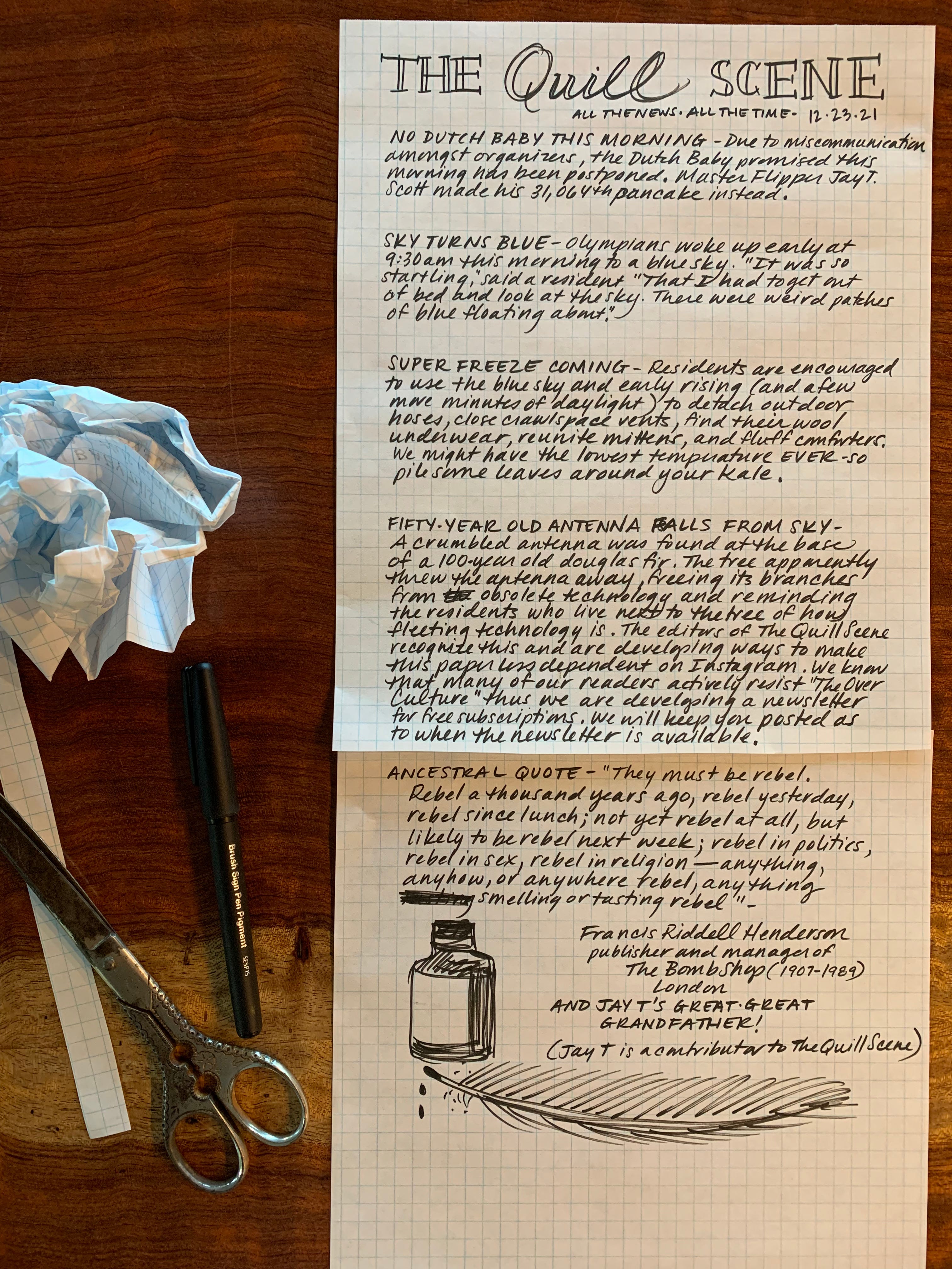 Early issues - by Nikki McClure - The Quill Scene