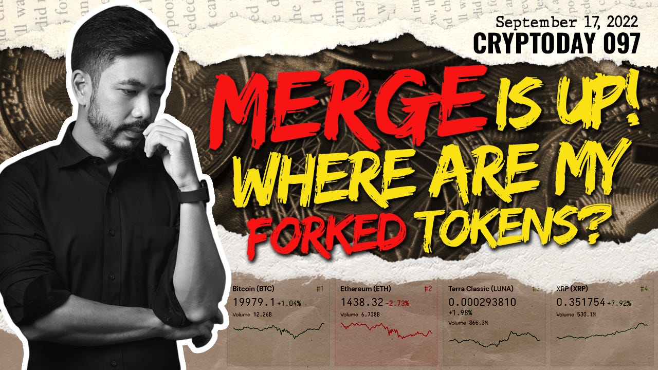 Merge is up, but where are my forked coins?