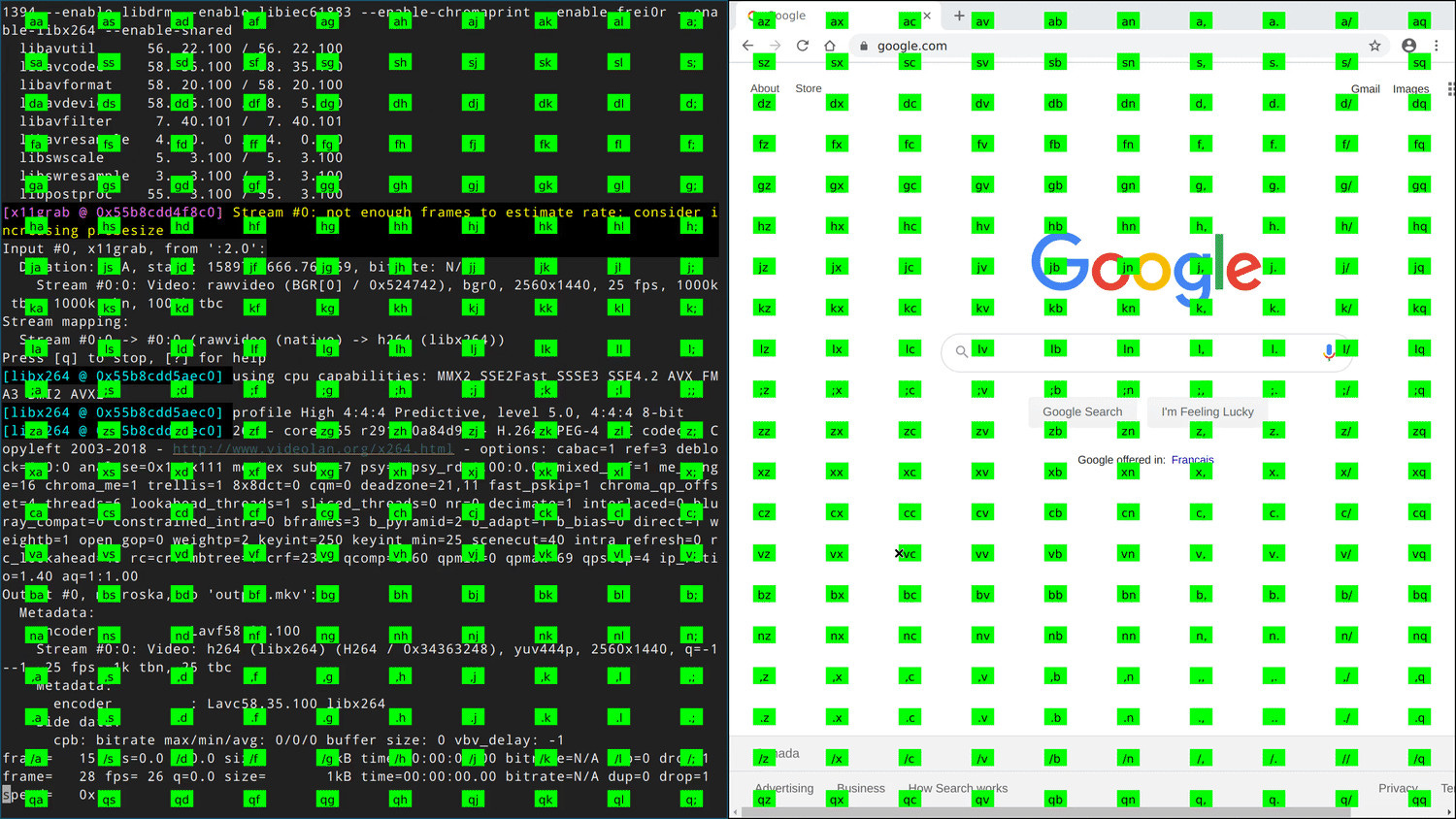 Controlling the mouse with your keyboard using "warpd"