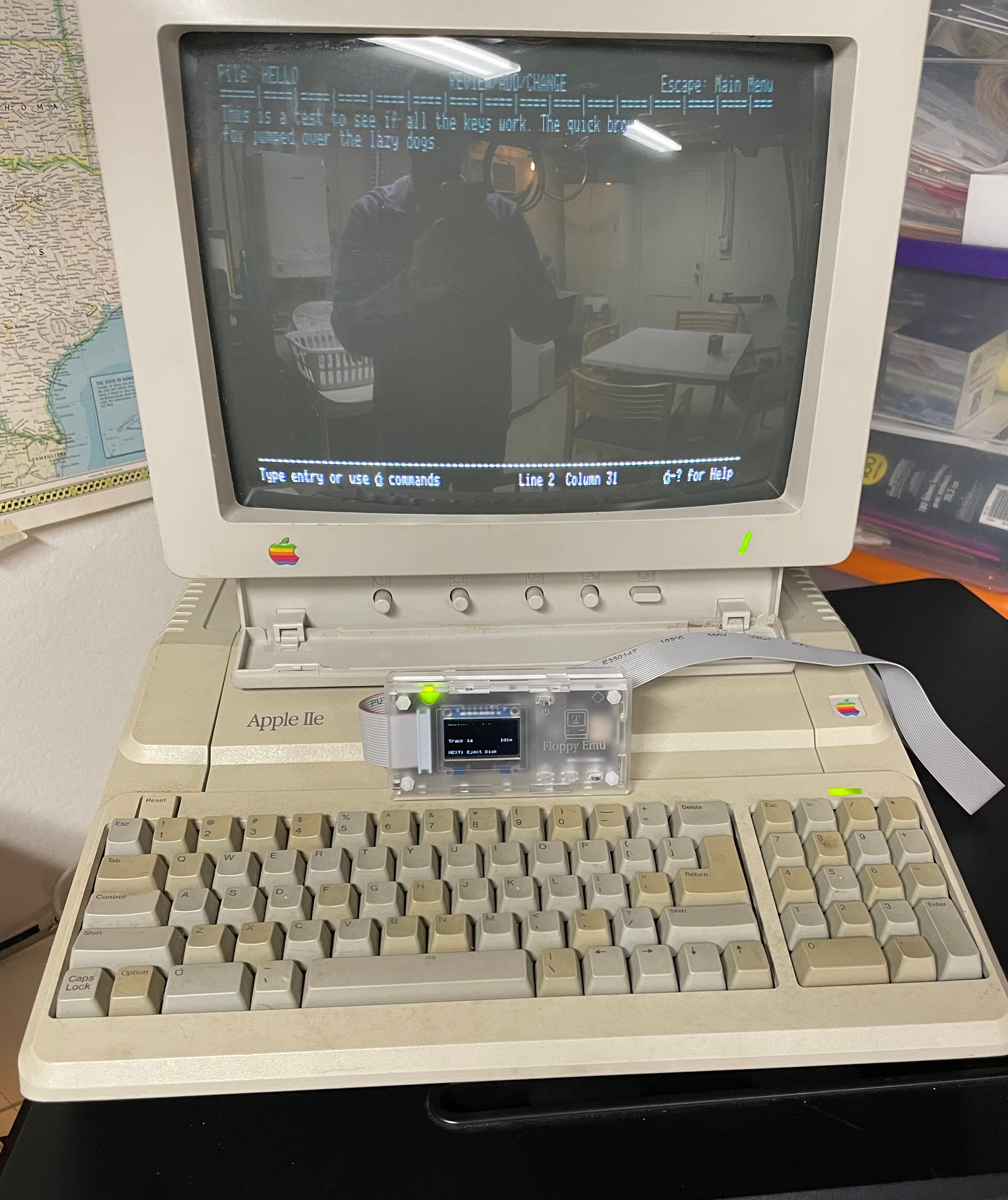 Reviving an Apple IIe with a new power supply