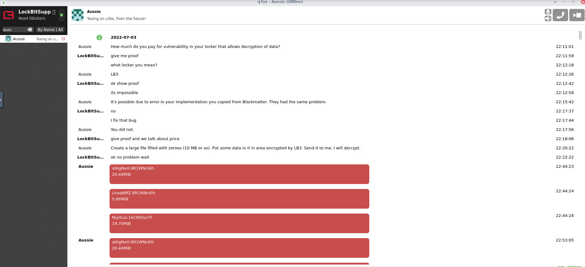 Notes from the Underground: LockBit ransomware group pays out first ...