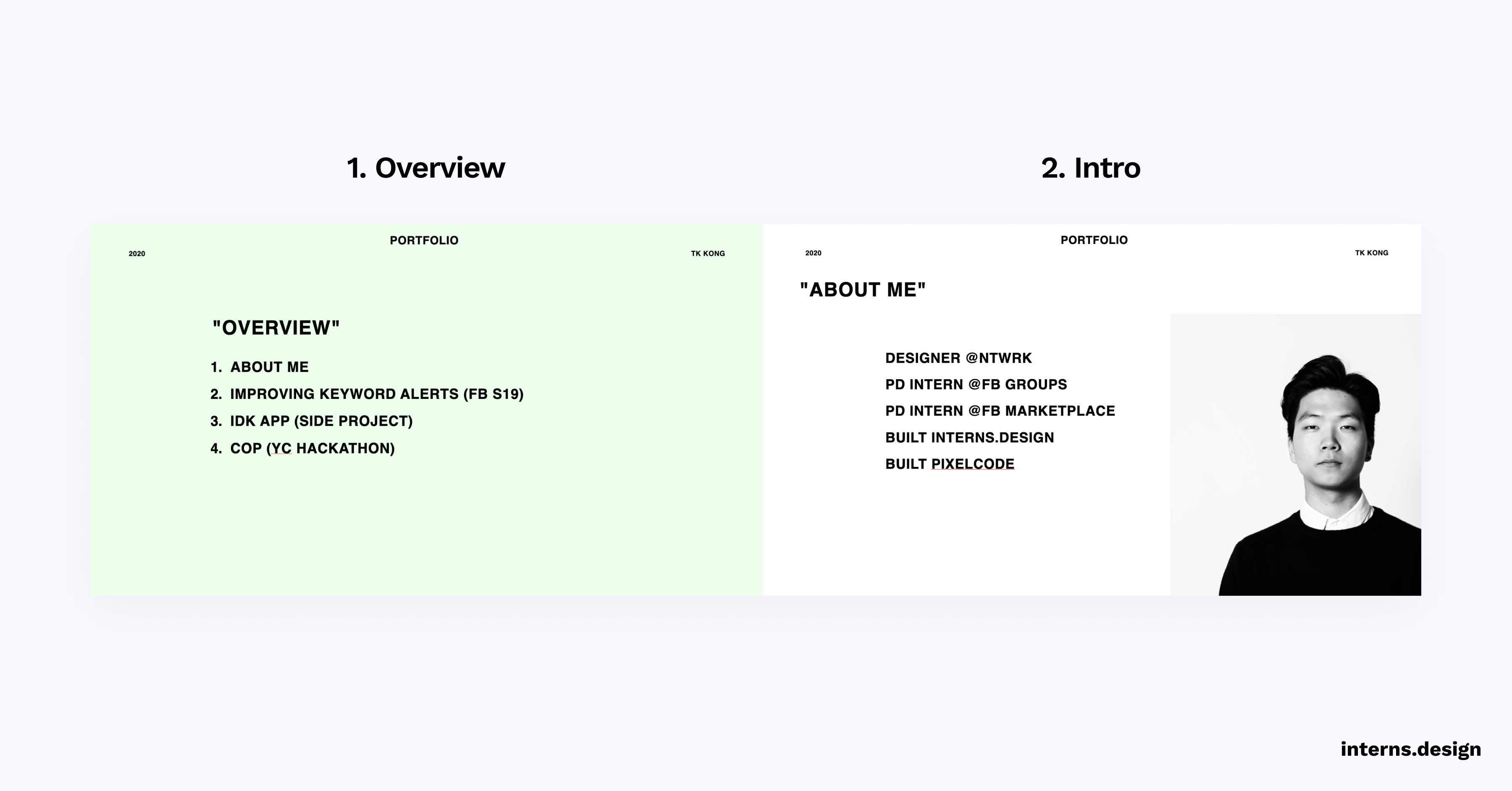 How to ace the portfolio review - by TK Kong