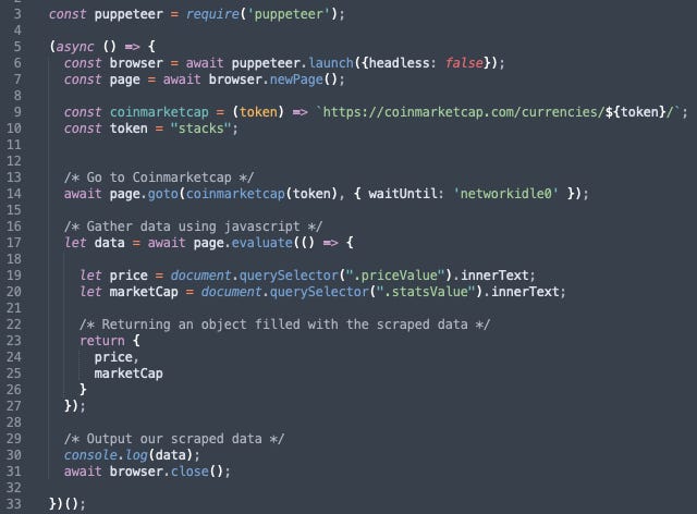 Web Scraping in 15 minutes - BowTiedLark’s Newsletter