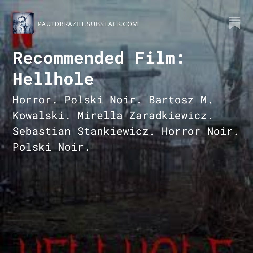 #halloween #film #horror: Hellhole(Screenwriter/ Director Bartosz M. Kowalski and co ...