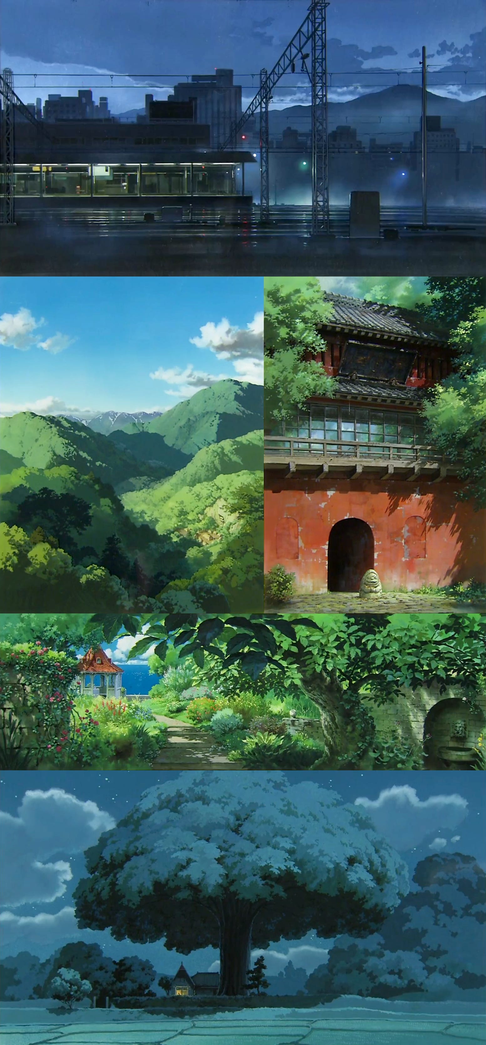 What Kazuo Oga Thinks About When He Thinks About Backgrounds