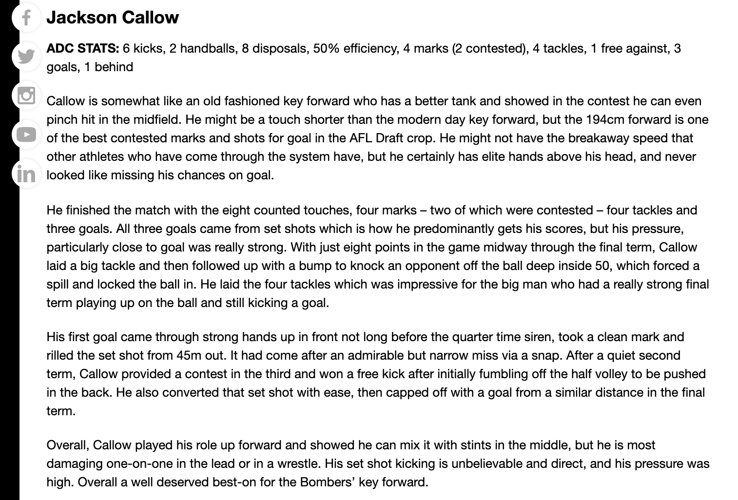 Everything you need to know about Jackson Callow