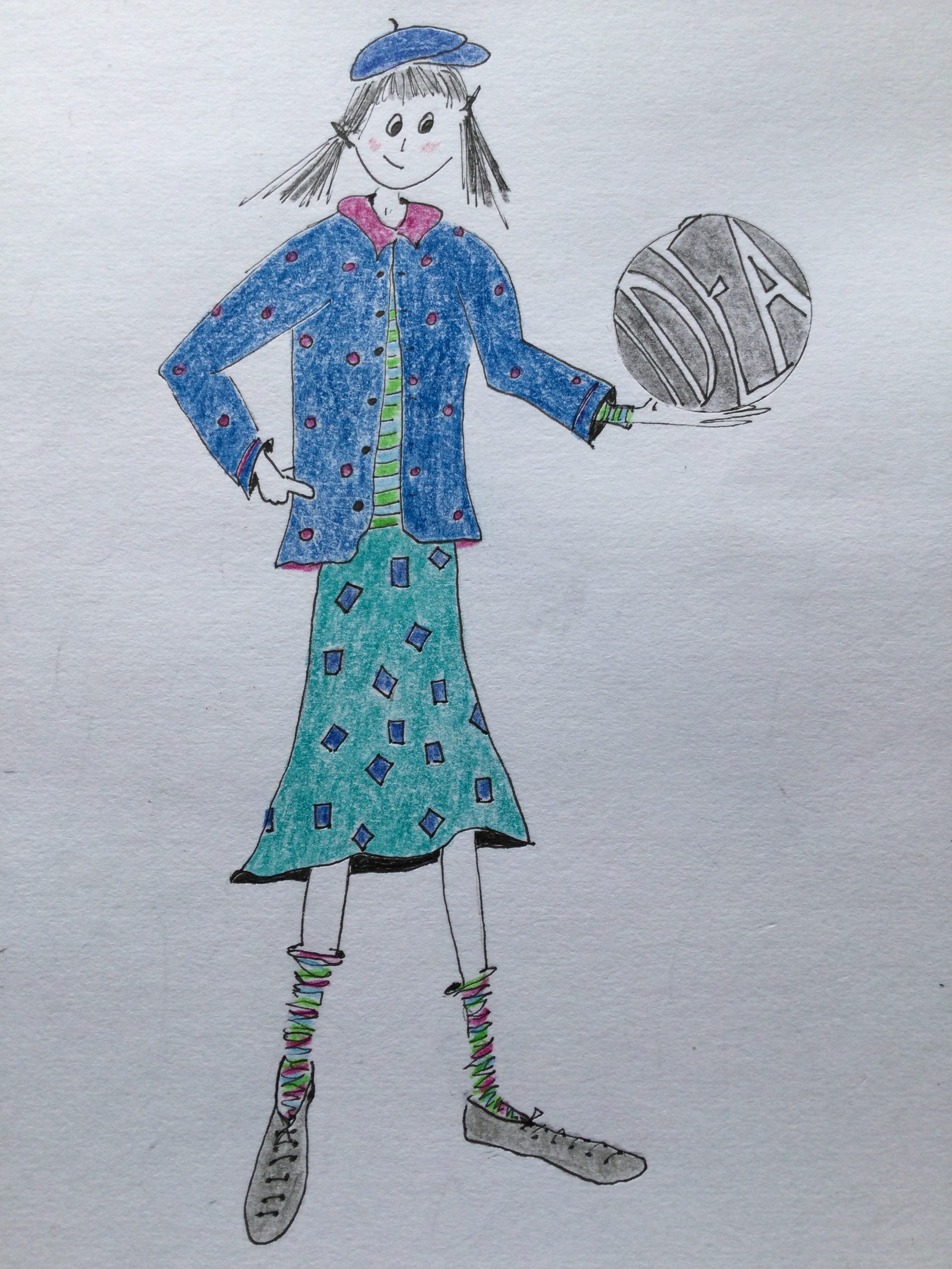 Buzzing around like a blue arsed fly - by Kristine