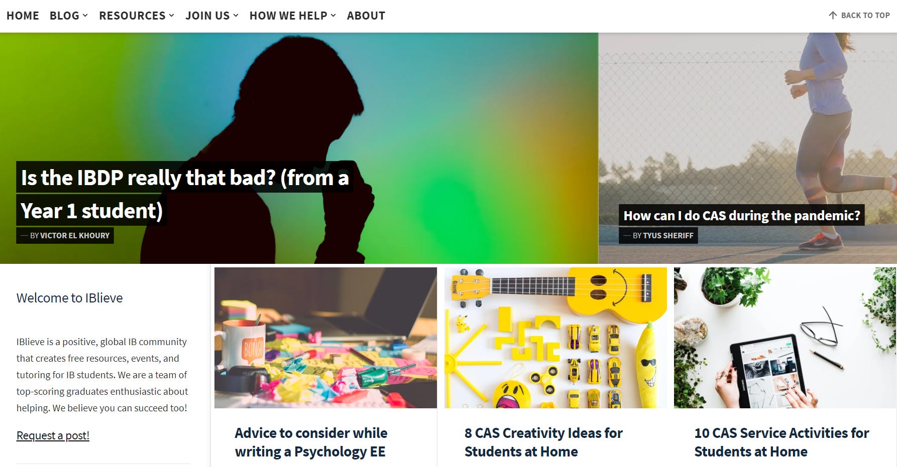 Welcome back! Here's your IB motivation this week.