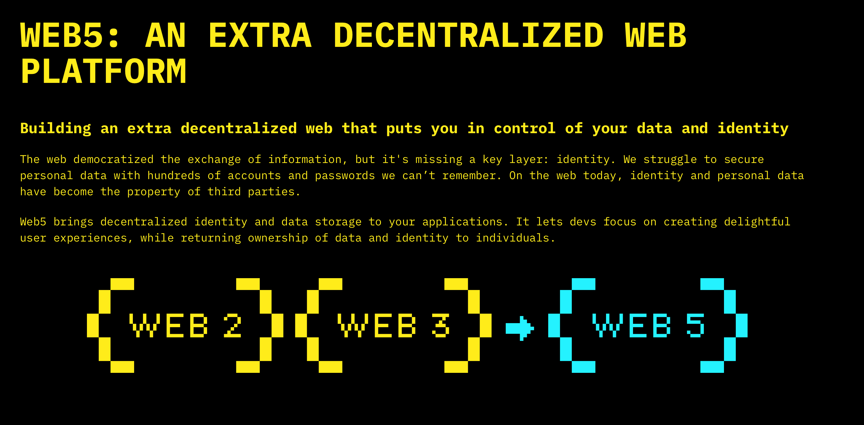 Move over Web3, Web5 is building the Internet's future