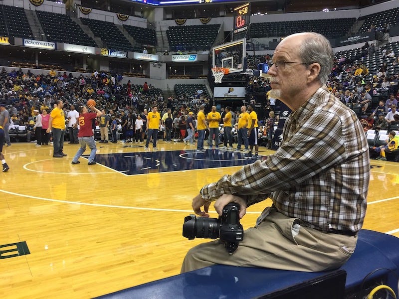 Pacers games won't be the same without 'Big Time' Frank McGrath