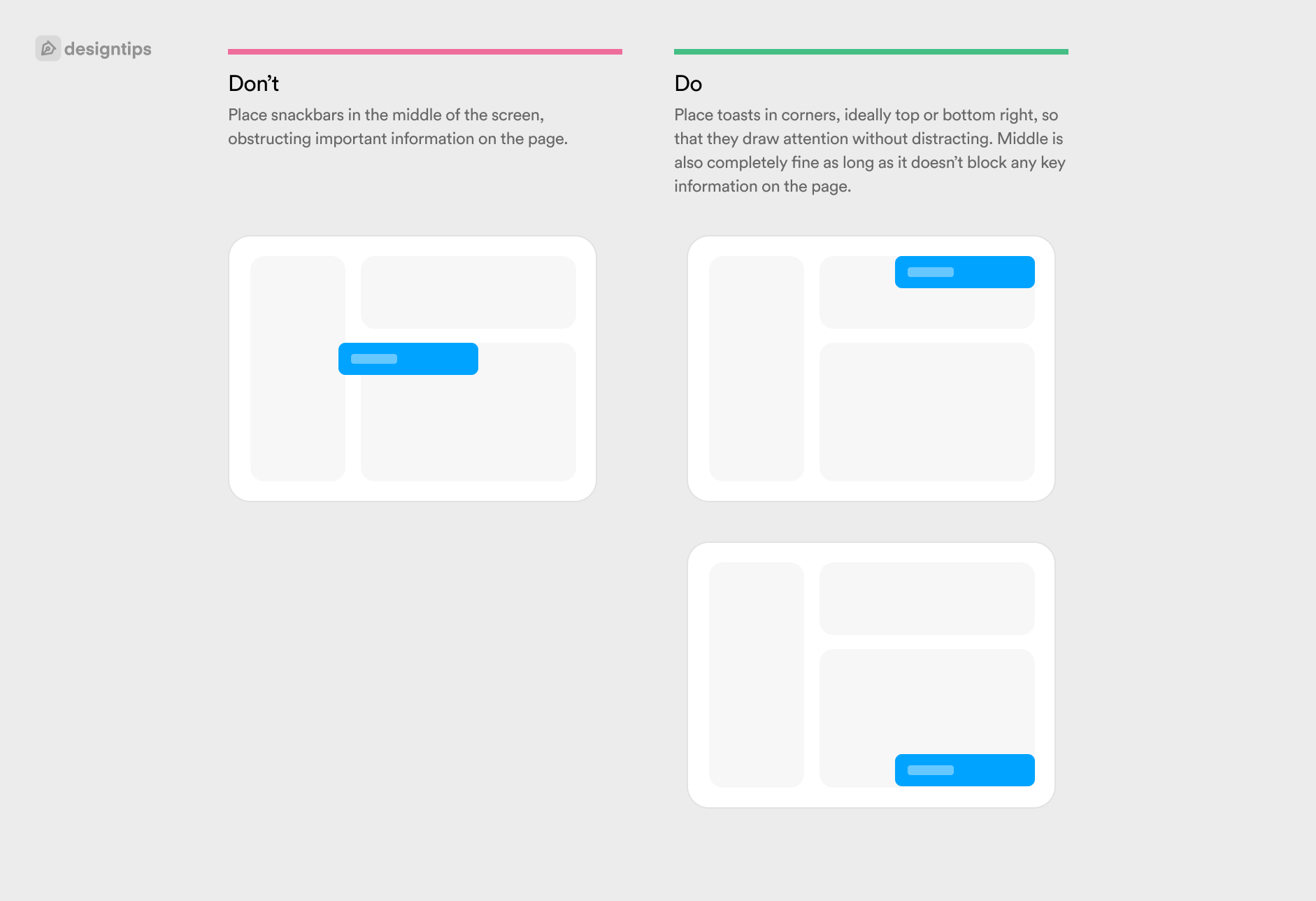 UX Tip #3: Snackbars and Toasts - by Filippos Protogeridis