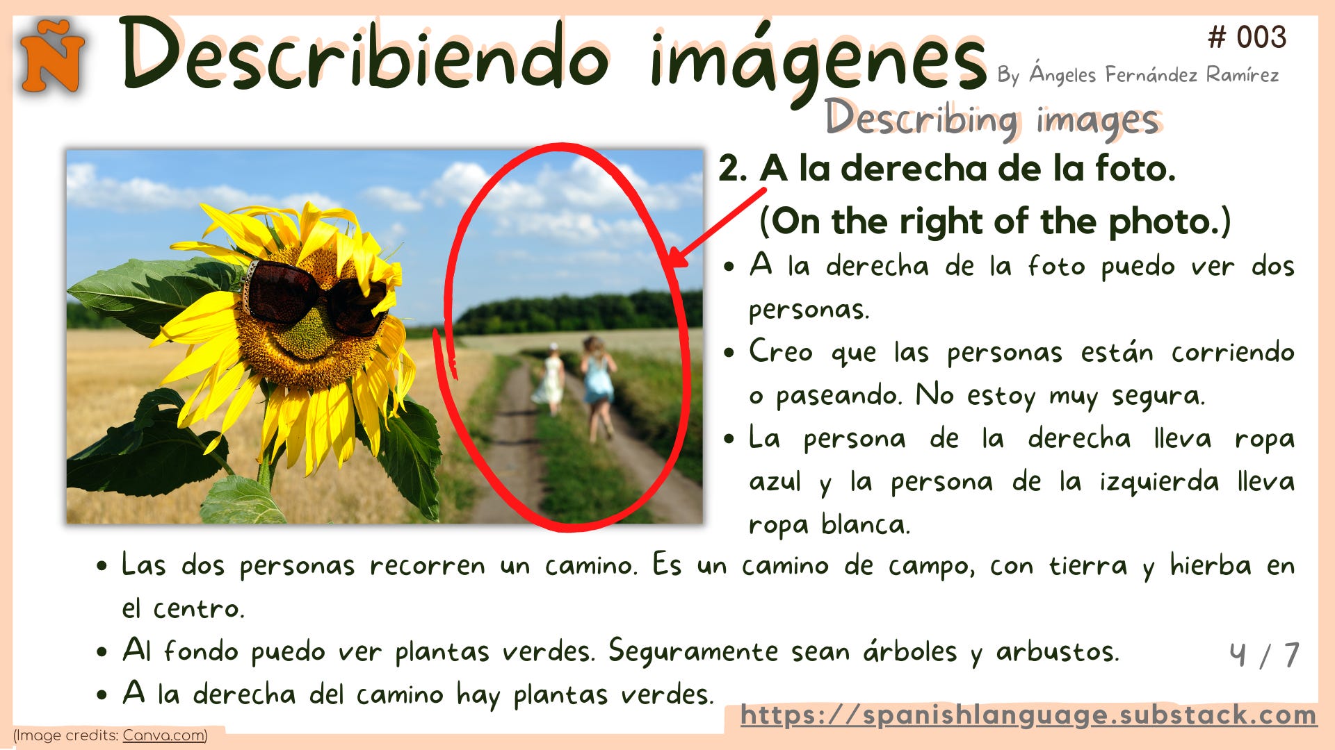 How to describe images in Spanish? (003)