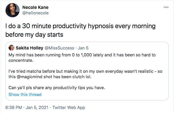 Hypnosis In The Mornings - by Necole Kane - Hello Necole