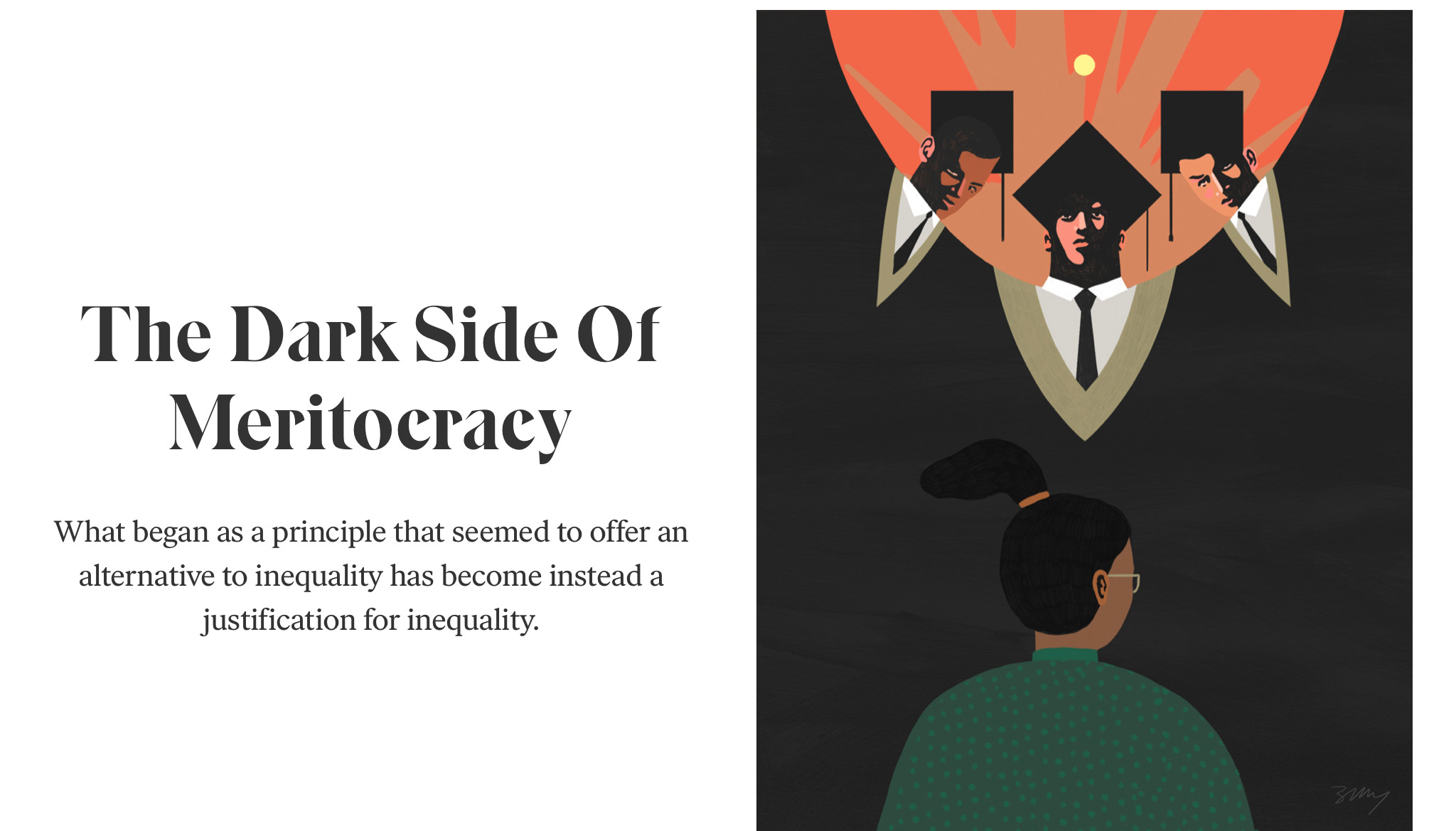 Problems with Meritocracy - by Scharffington Post