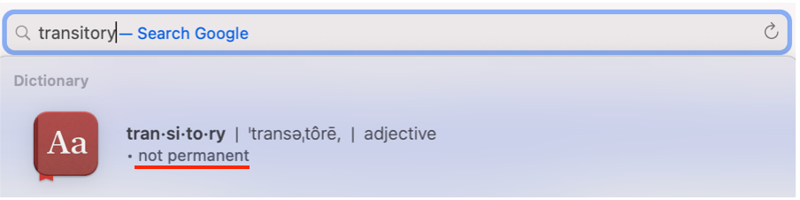 This Post is Transitory - Doomberg